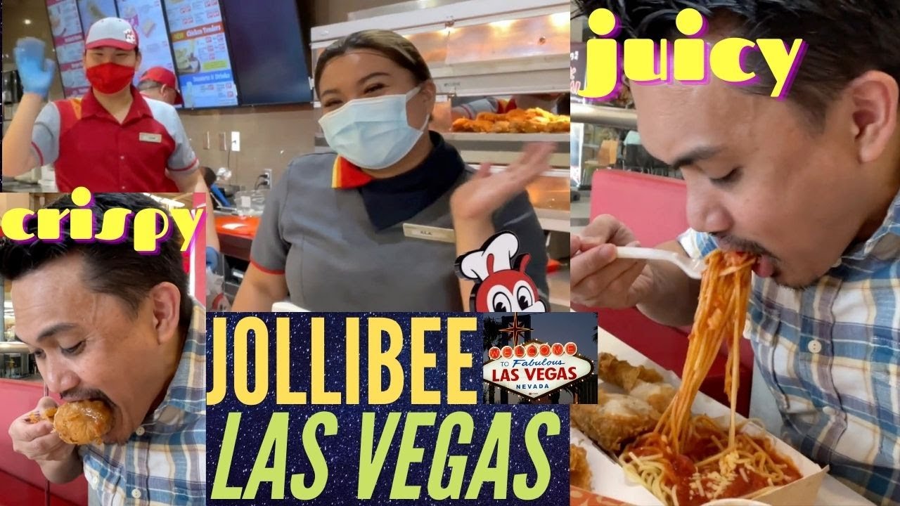 🇱🇷LANGHAP SARAP JOLLIBEE LAS VEGAS, CRISPYLICIOUS AND JUICYLICIOUS WITH ...