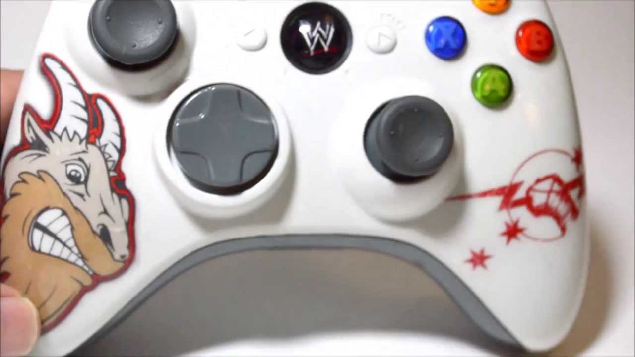Beard & The Best WWE XBOX 360 Custom Controller CM Punk Daniel Bryan ...