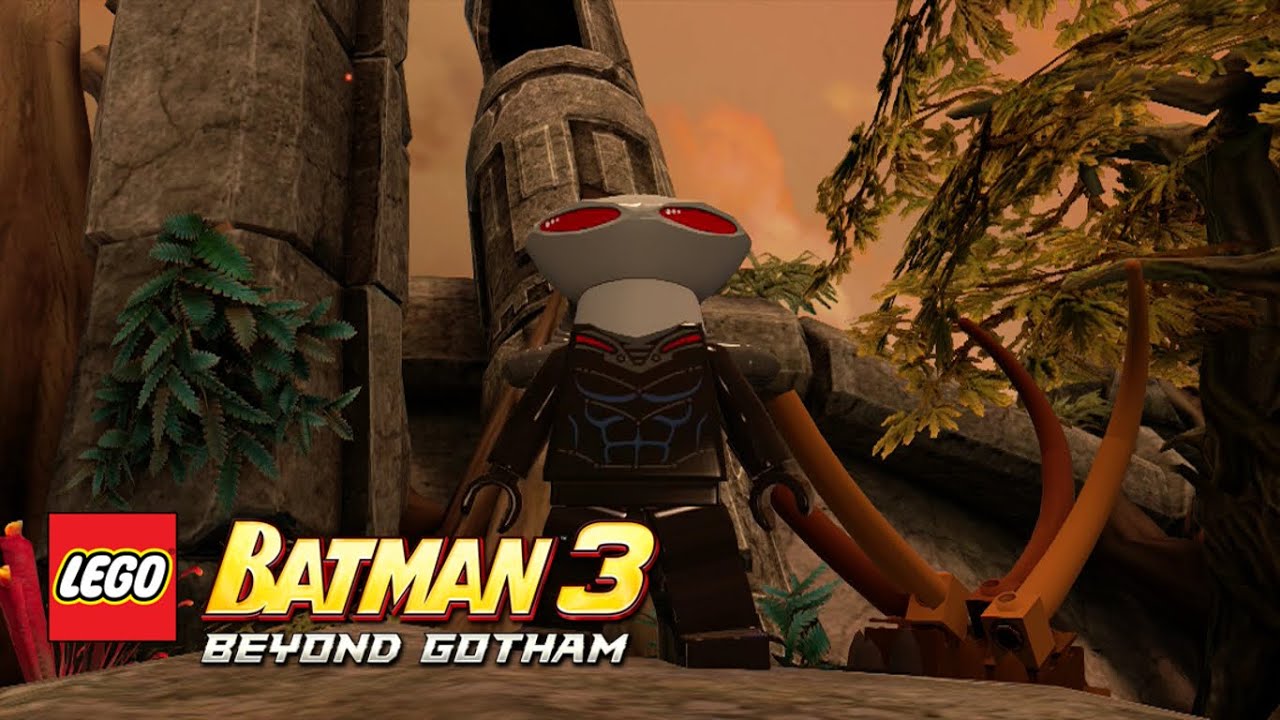 LEGO Batman 3: Beyond Gotham - Black Manta Okaara free roam - YouTube