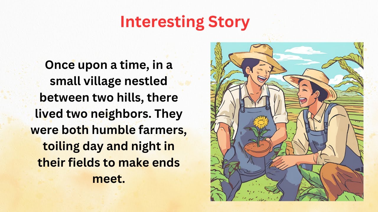 The Tale of Two Neighbors | Learn English Through Stories | Read Along ...