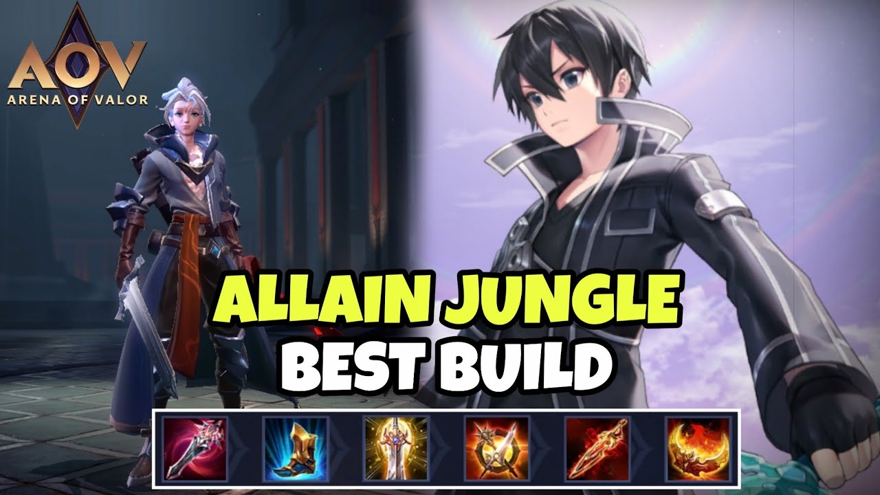 RoV : ALLAIN JUNGLE BEST BUILD - ARENA OF VALOR - YouTube