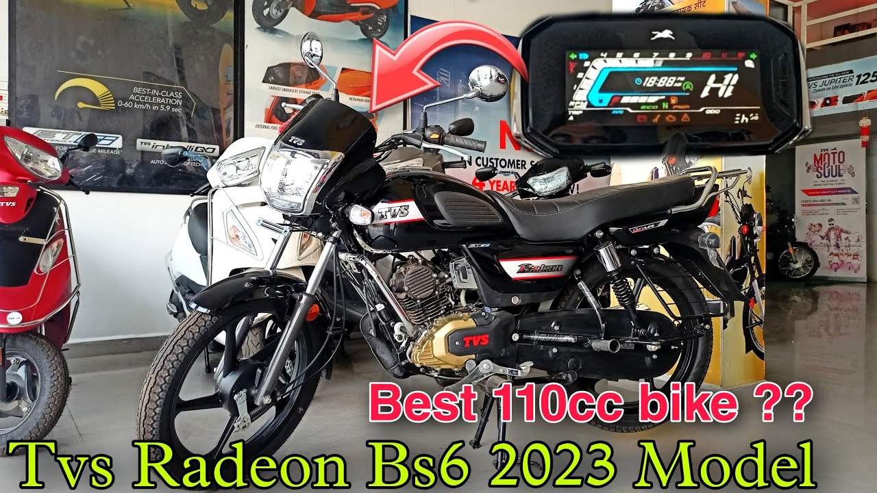 Tvs Radeon 2023 Model Review | Black Colour | Price | Mileage | - YouTube
