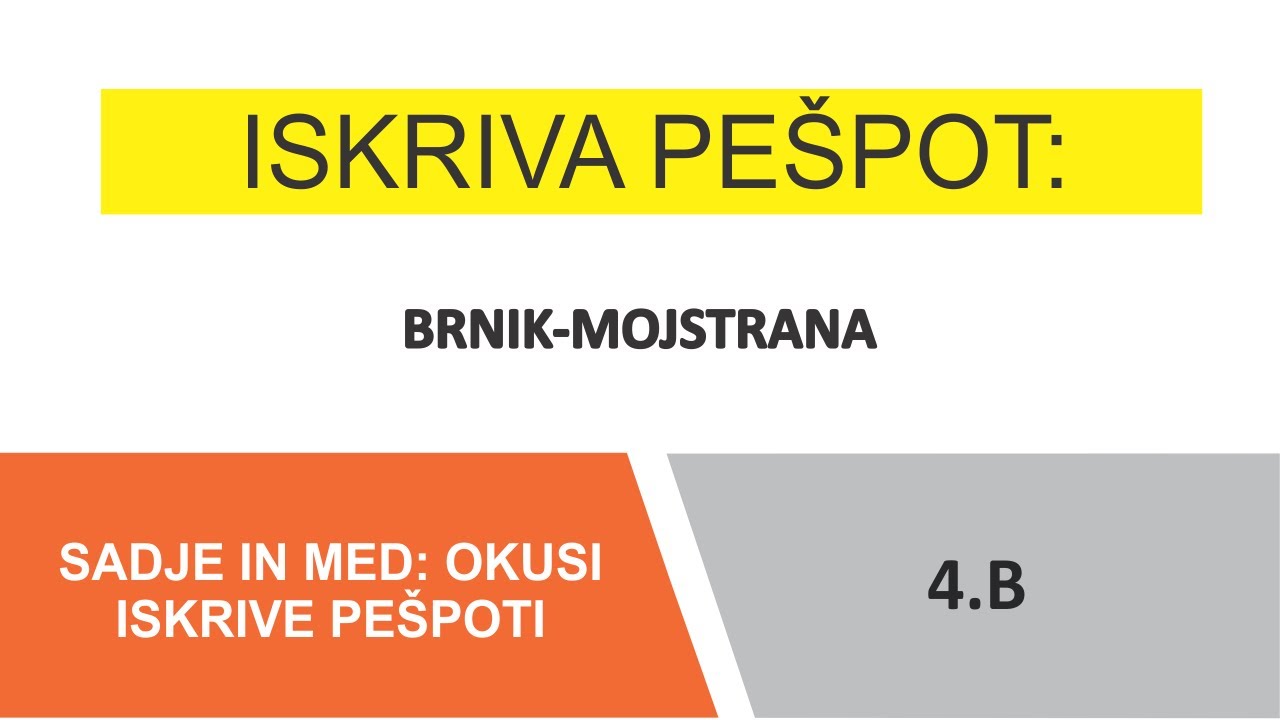 Sadje in med: Okusi iskrive pešpoti Brnik-Mojstrana - YouTube