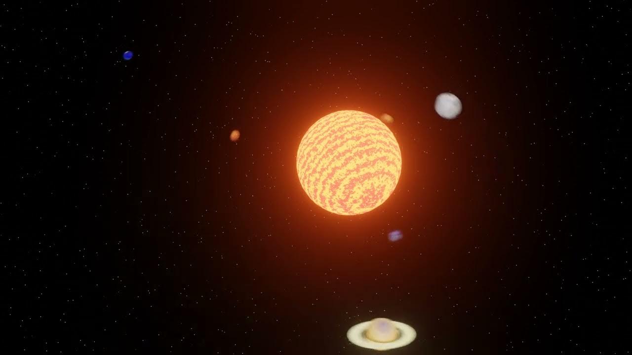 Solar System in Blender - YouTube