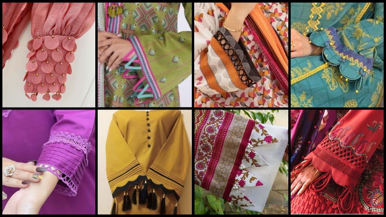 Top Beautiful Kurti and Blouse Sleeves Designs/Cotton Kurti Sleeves ...