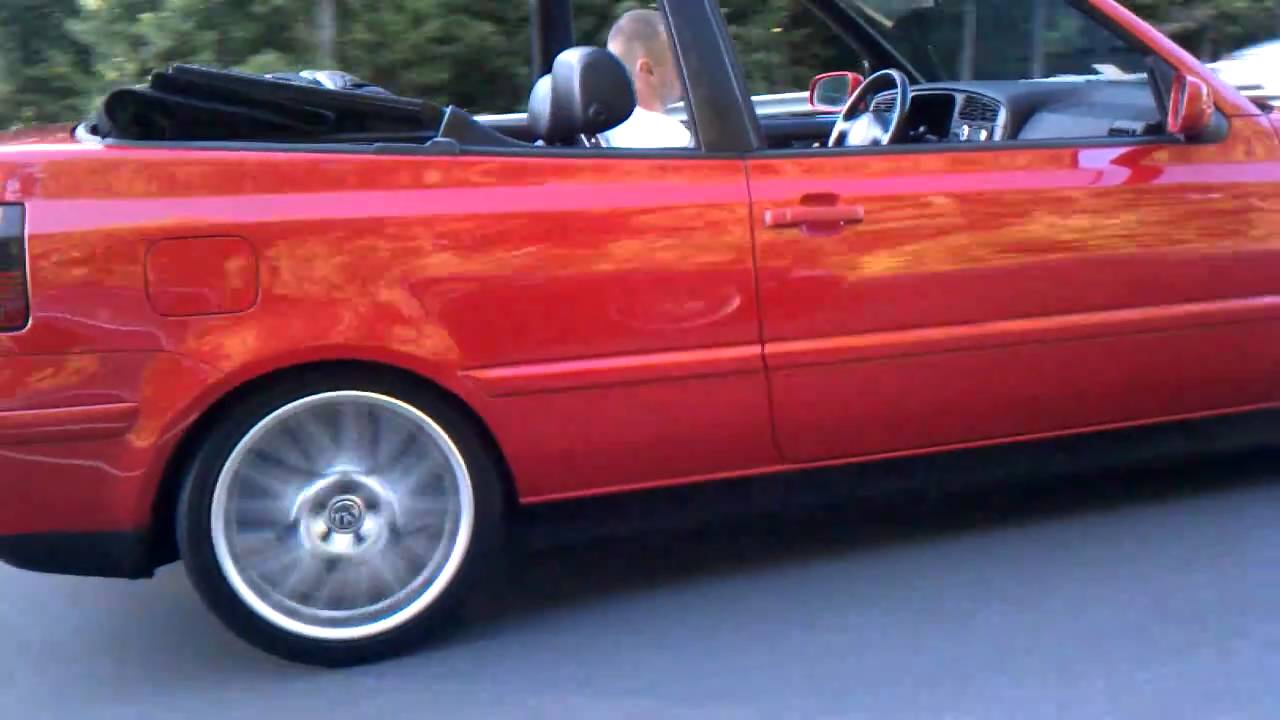 Jason's Tornado Red MK3.5 VW Cabrio - YouTube