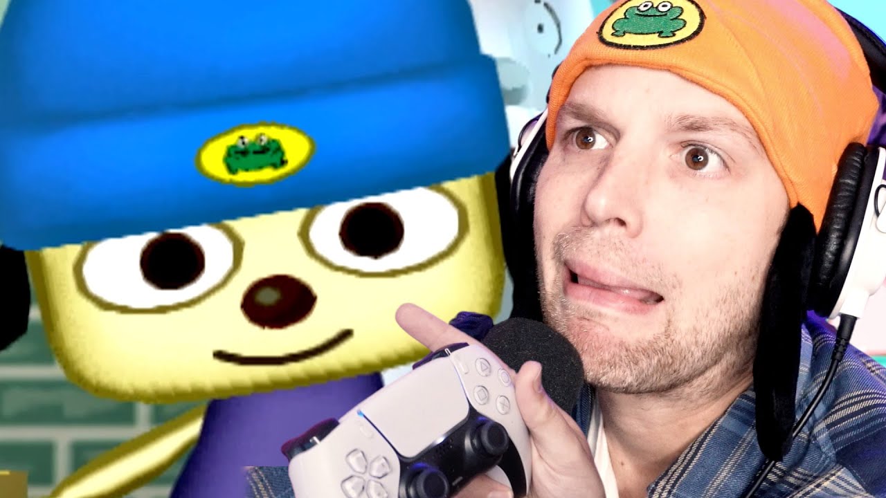 PARAPPA 2 BLUE BEANIE MODE IS EPIC DUDEEEEEEEEE - YouTube