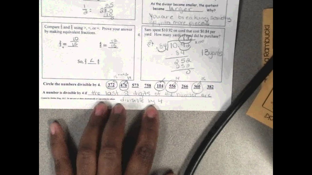 Math Homework Week 18 - YouTube