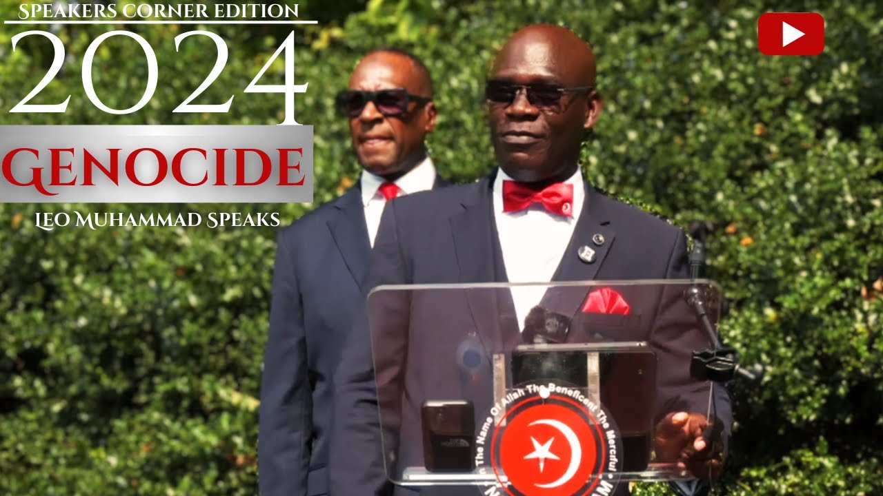 Leo Muhammad | Speakers Corner 2024 Genocide - YouTube