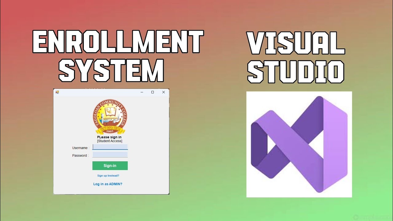 (FORM FILL-IN INTERFACE) ENROLLMENT SYSTEM | HCI 2 PROJECT - YouTube
