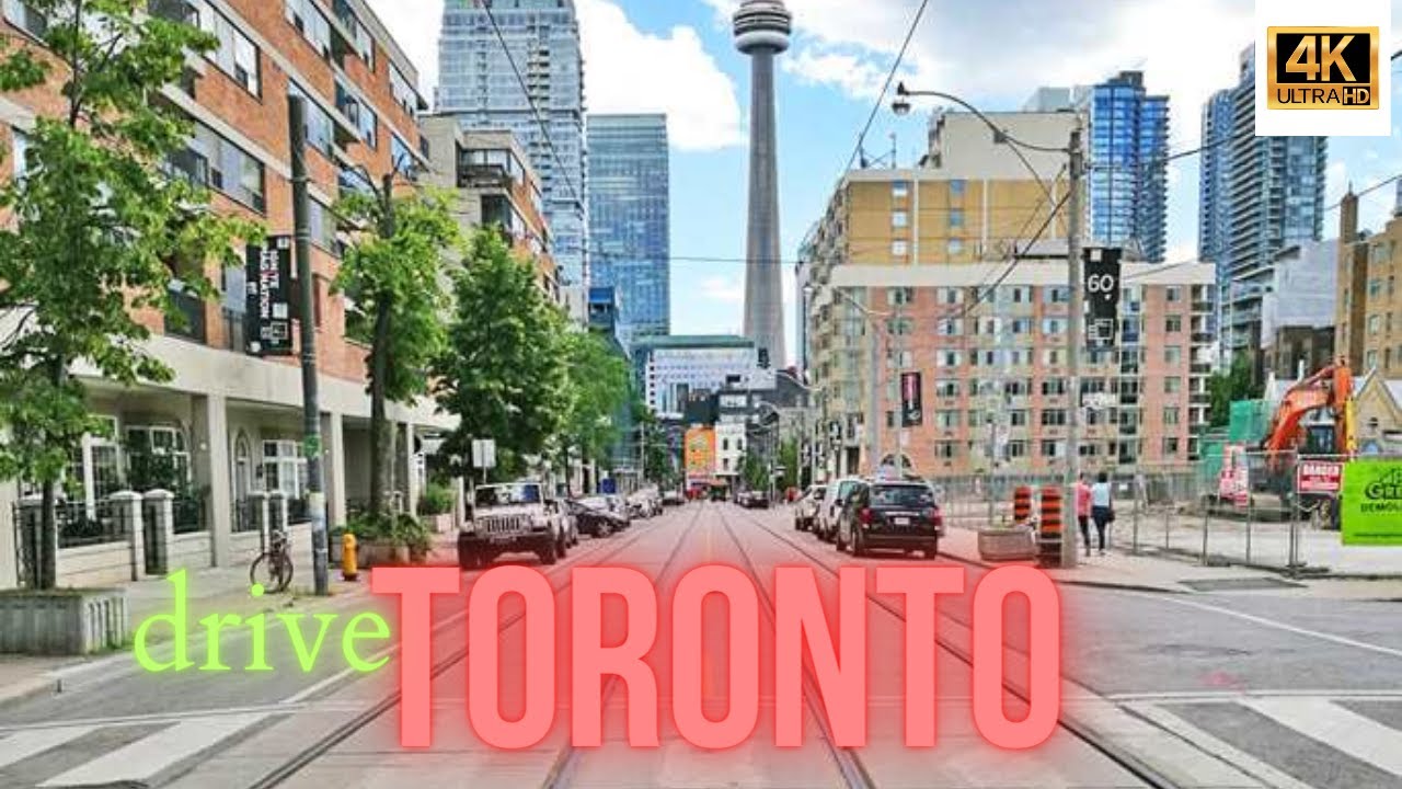 4k Dashcam Drive through Toronto #waterfront #gopro #traffic #toronto # ...