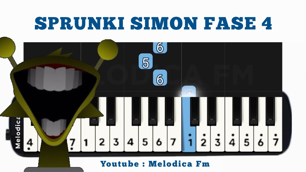 Sprunki Simon Phase 4 | Not Angka Pianika - YouTube
