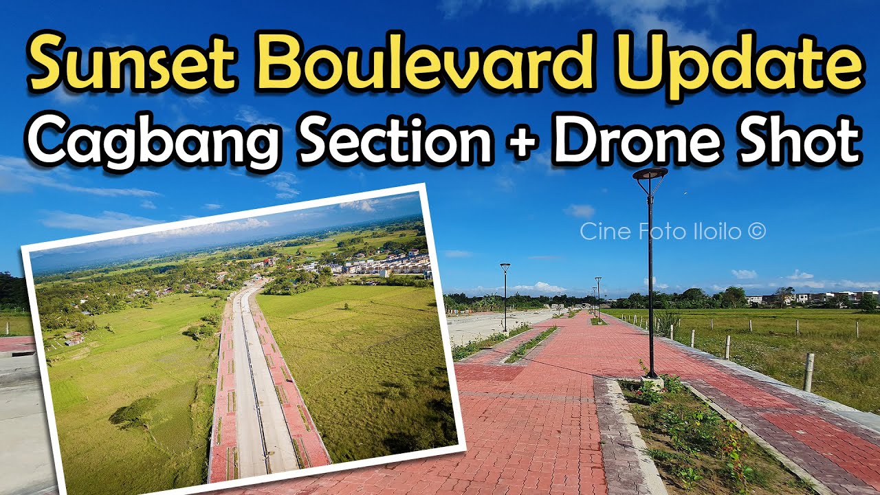 Iloilo City - Sunset Boulevard Update - Cagbang Section w/ Drone Shot - YouTube