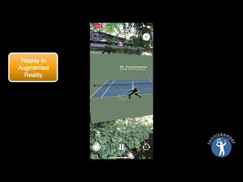 Your Tennis Swings in Augmented Reality - YouTube