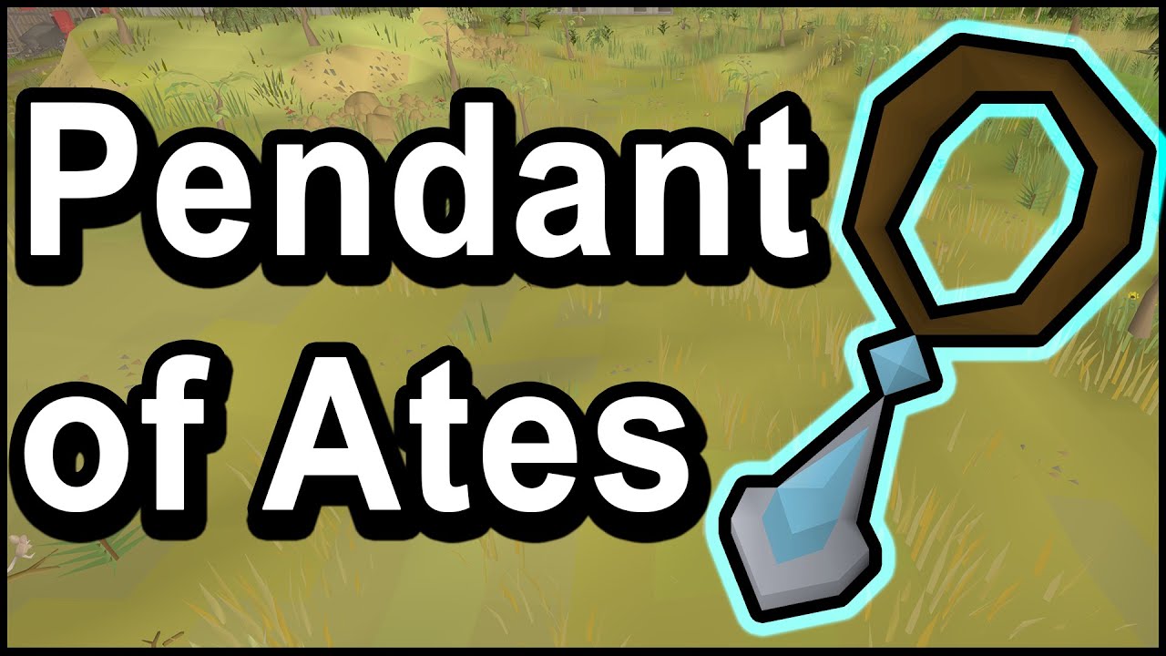 Pendant of Ates OSRS - How to Get + Unlocking ALL Teleports - YouTube