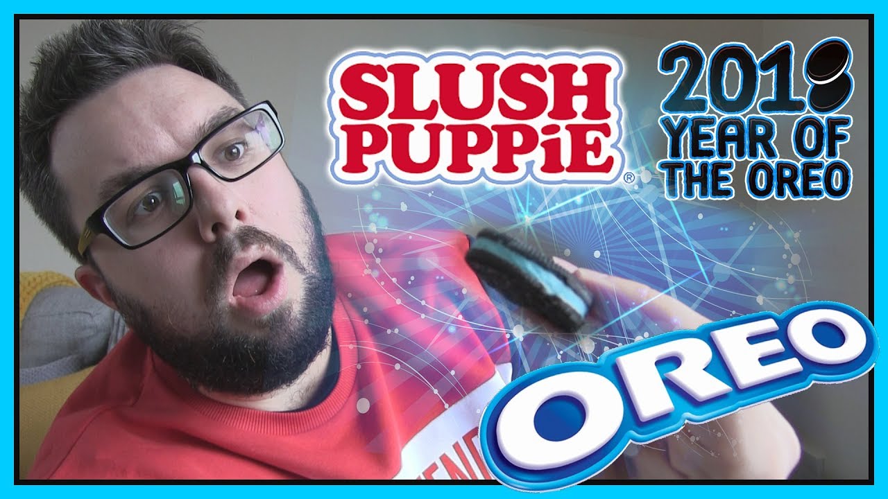 Slush Puppie Blue Raspberry Oreos Review - YouTube