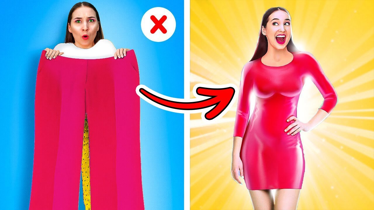 GENIUS CLOTHES HACKS AND GIRLY TRICKS || Clothing And Fashion Hacks By ...