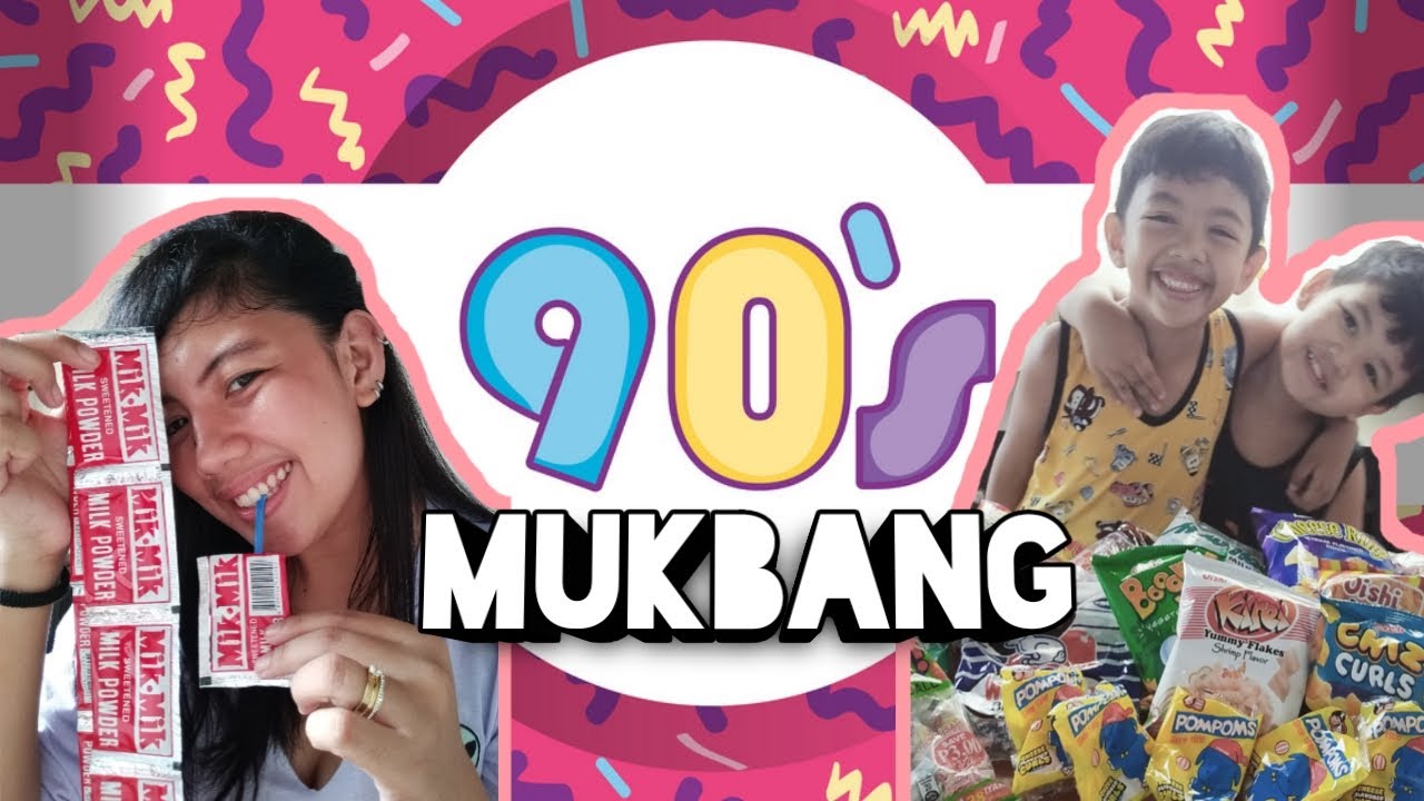 Mga snacks nung 90's (MUKBANG) || FIRST TIME NILANG MATIKMAN YUNG IBA ...