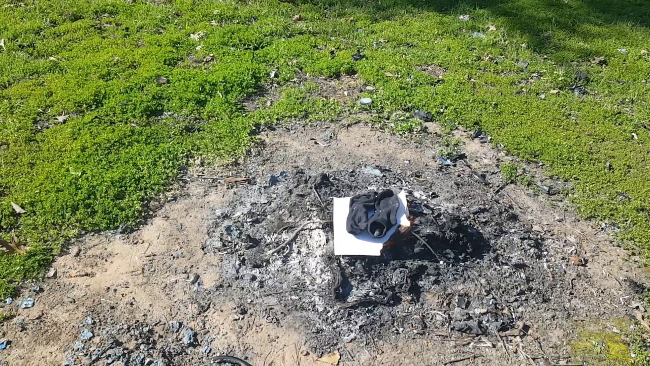 Burning Stuff 221: Black Socks - YouTube