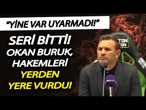 Galatasaray'ın serisi bitti, Okan Buruk hakemleri yerden yere vurdu! ”Yine VAR uyarmadı!”
