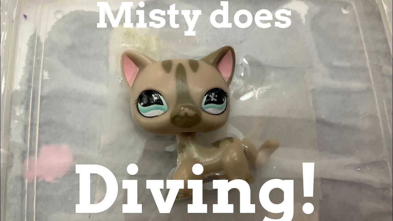 Swimming in the pool remake + diving ! (Lps misty) - YouTube