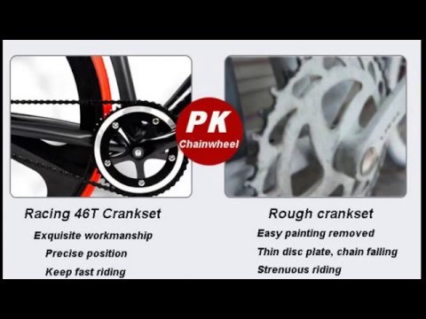 Fixie 700C Racing Bicycle with Aluminium Alloy Frame. US Warehouse and Fast Shipping