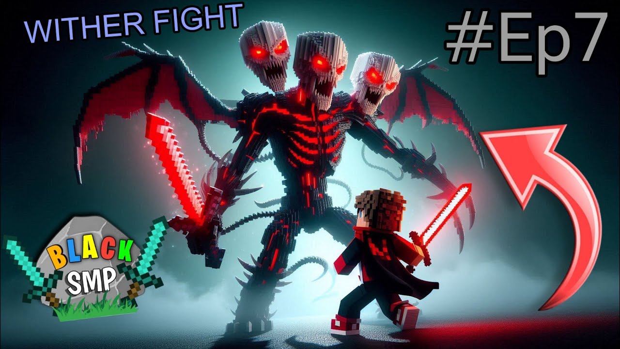 BLACK SMP | ep7 Wither fight Minecraft || THE AZ GAMER 777 - YouTube
