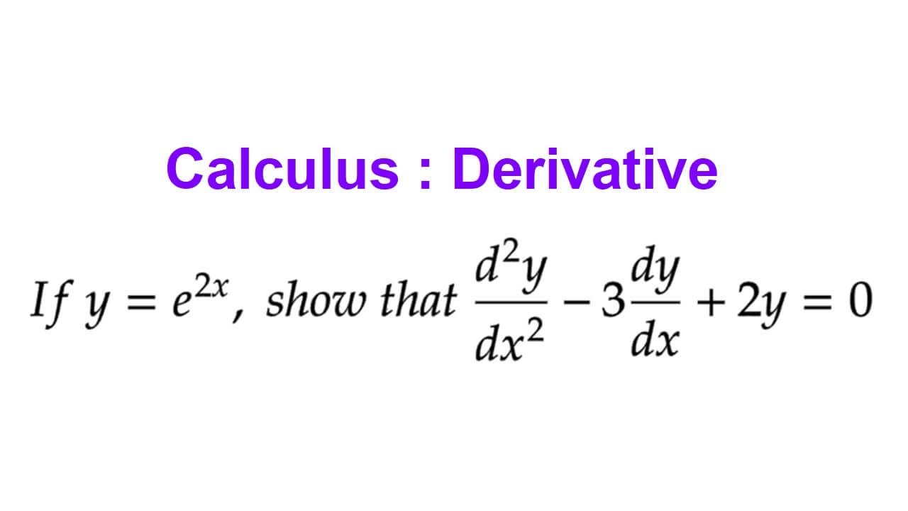 Calculus : Derivative - YouTube