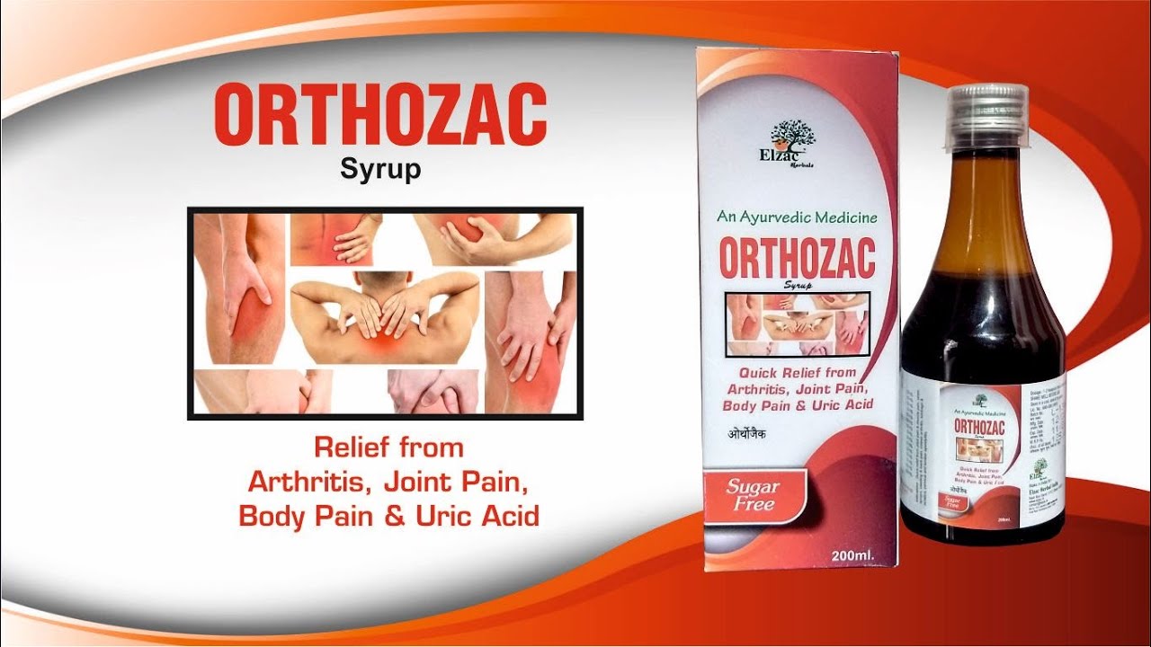 Orthozac Syrup ortho care: Ayurvedic anti-inflammatory and analgesic ...