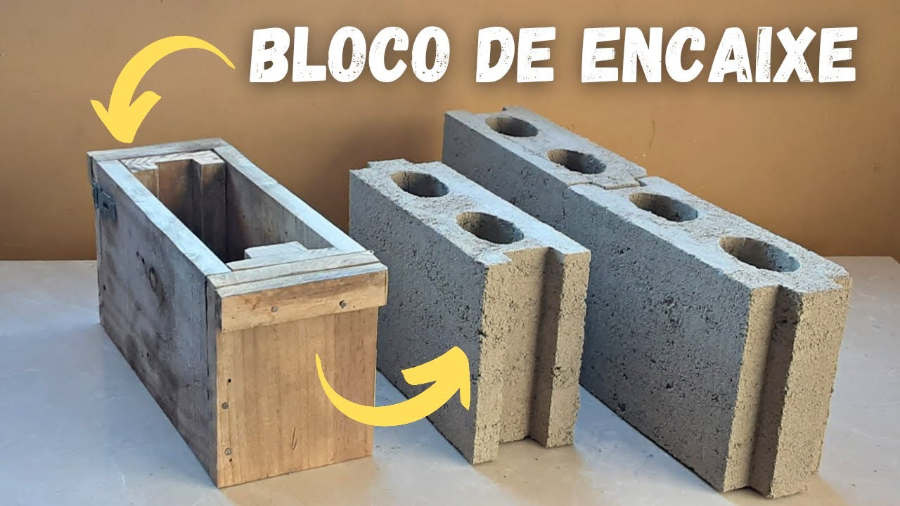 Como Fazer Bloco de Encaixe - YouTube