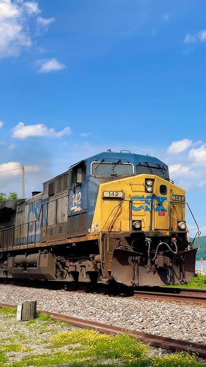 CSX C731 Loaded Coal Train With YN2 Leader Along the CSX River Line! 💯🚂 - YouTube