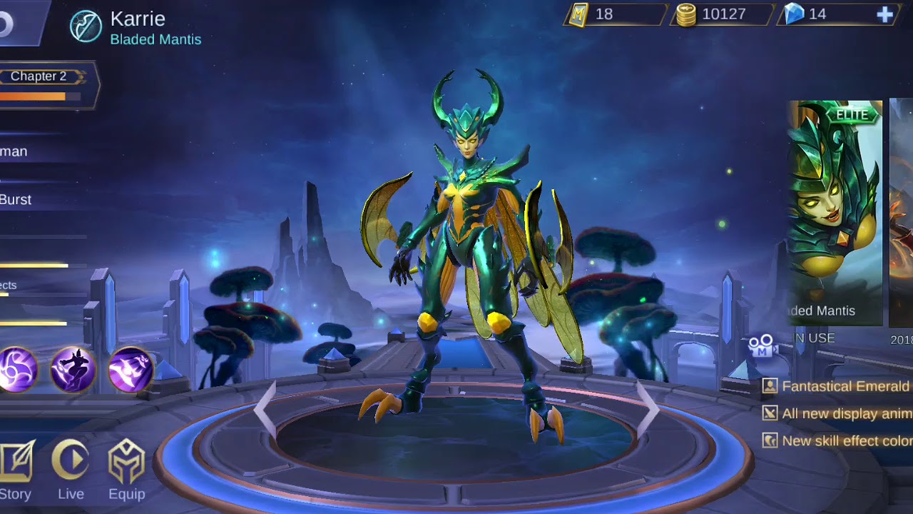 Mobile Legends Karrie Limited Skin(Epic) - HawkWatch - YouTube