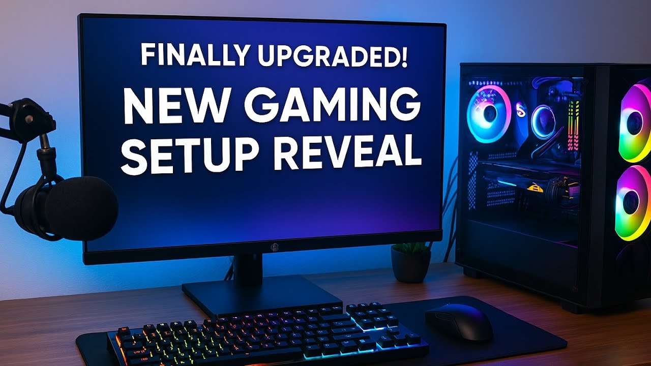 Finally Upgraded! | New Gaming Setup Reveal - YouTube