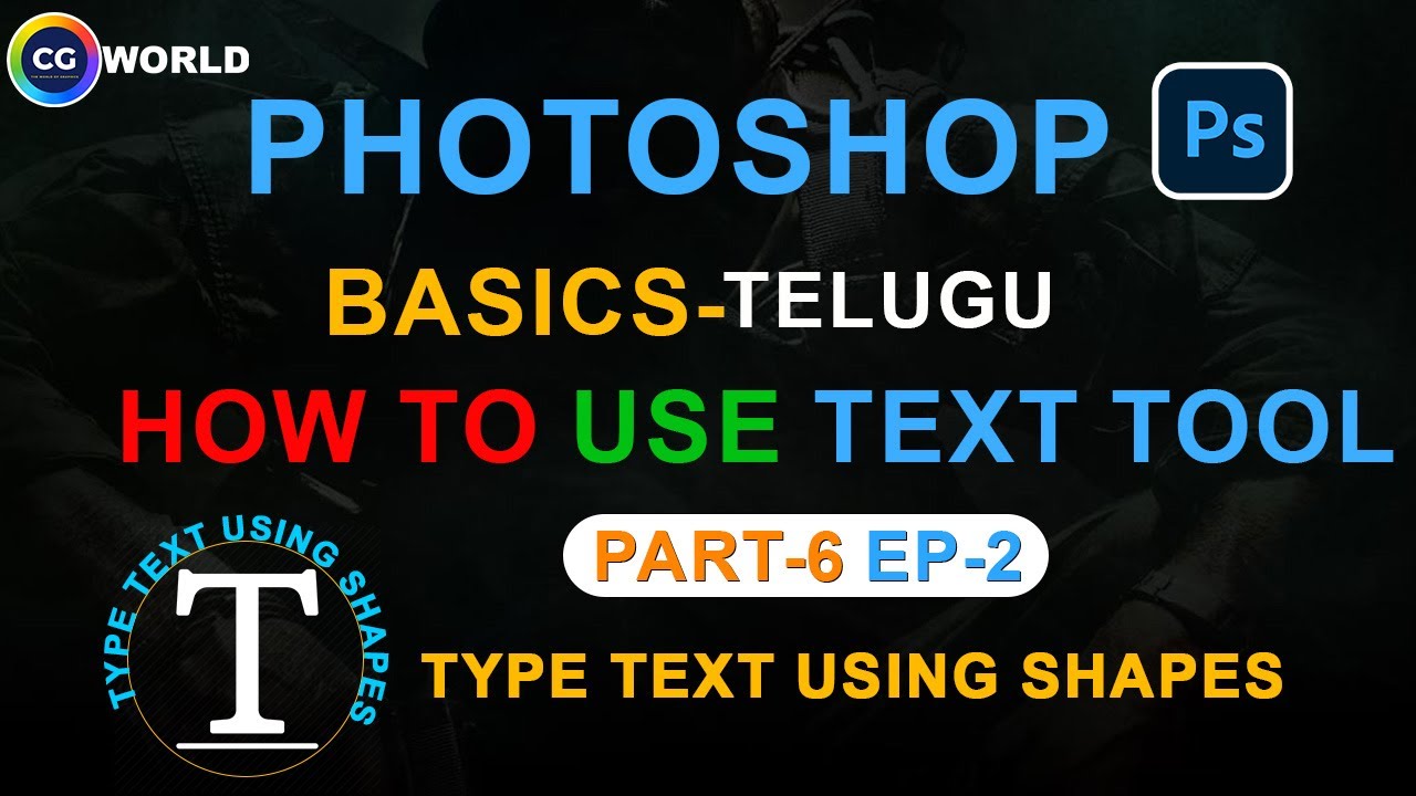 Type text using shapes - YouTube