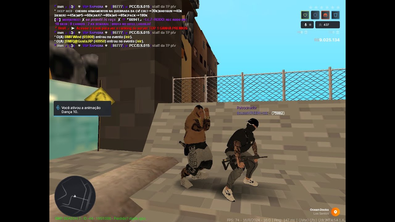 MTA San Andreas ~ Fazendo um Rpzinn '' BMR '' - YouTube