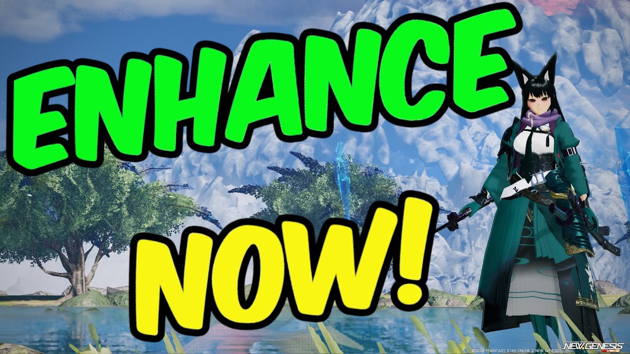 [PSO2:NGS] Efficient Enhancing Method For Weapons and Armors - YouTube