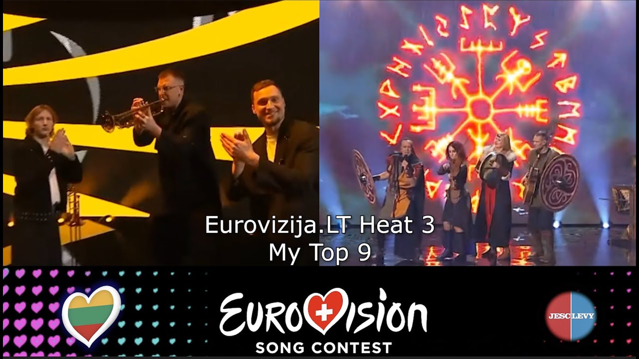 My Top 9 | Eurovizija.LT After Heat 3 | Eurovision 2025 - YouTube