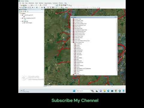 How to open Arc tool box in ArcGIS 10.8 #qgis3 #gis #googleearth #map #arcmap #create - YouTube