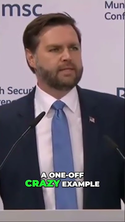 JD Vance in Munich 2/14/25 - UK Criminalizes Silent Prayer! Freedom of Speech? - YouTube