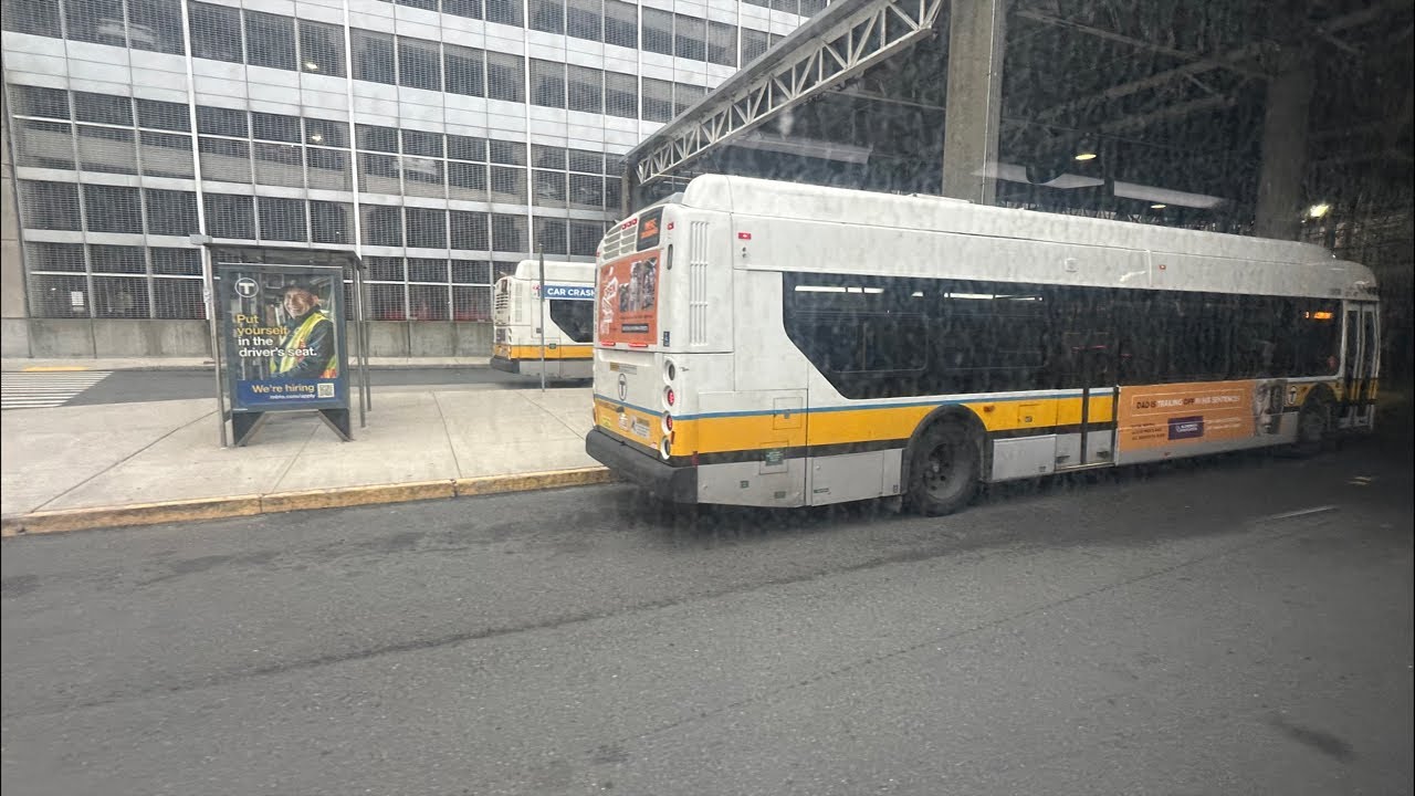 MBTA Route 8 (Ruggles to South Bay) - YouTube