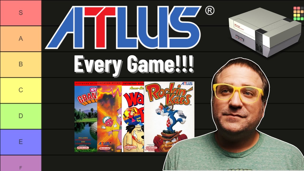 EVERY Game Published by Atlus on the NES Ranked and Reviewed!!! - YouTube