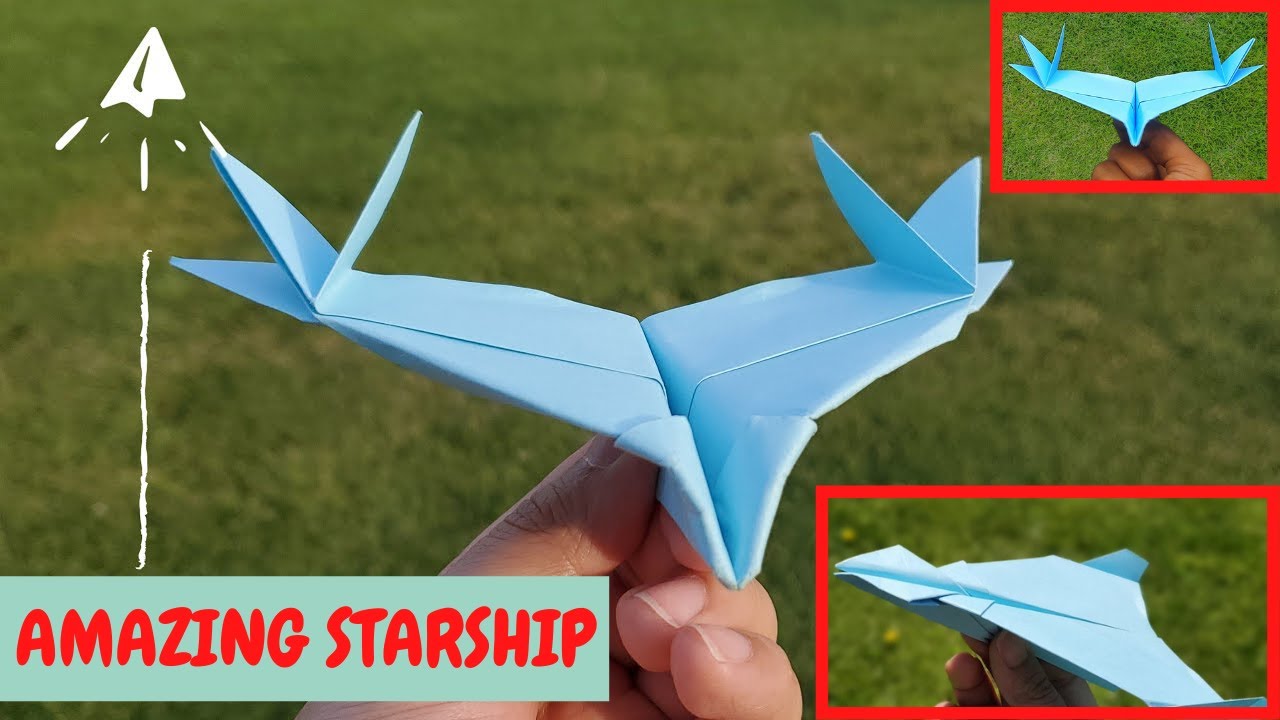 AMAZING PAPER AIRPLANE MODEL - How To Make a New World Record paper ...