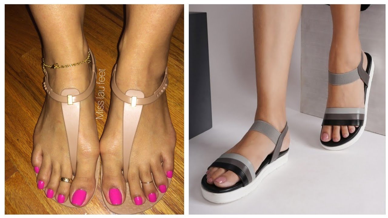 Memorizing summer wear flat sandals outfits#2023 - YouTube