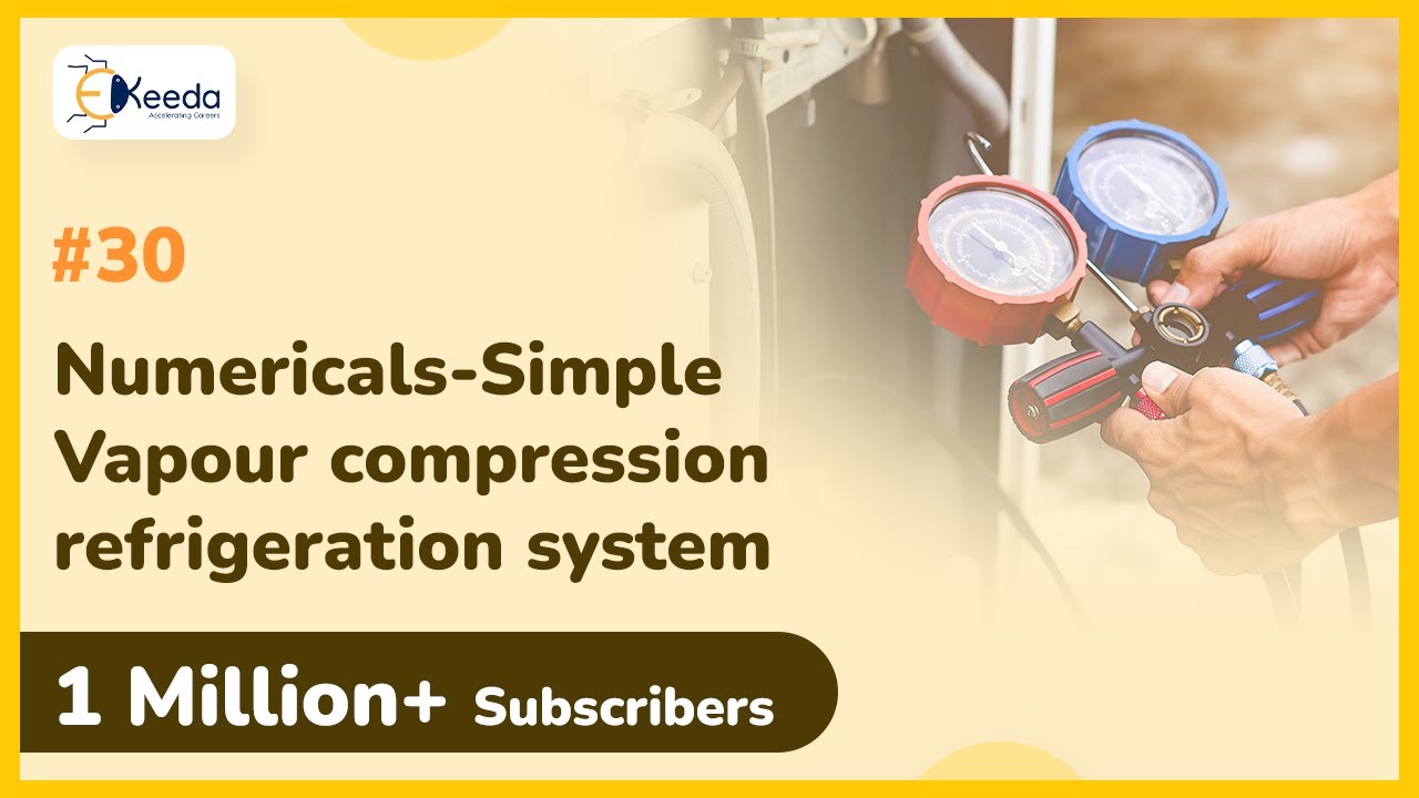 Numericals- Simple Vapour Compression Refrigeration System - Vapour ...
