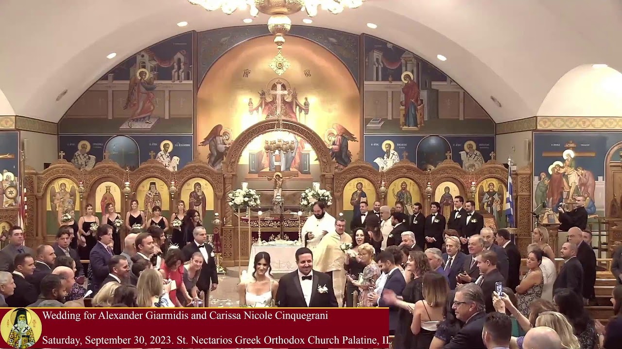 Wedding of Alexander Giarmidis & Carissa Nicole Cinquegrani - YouTube
