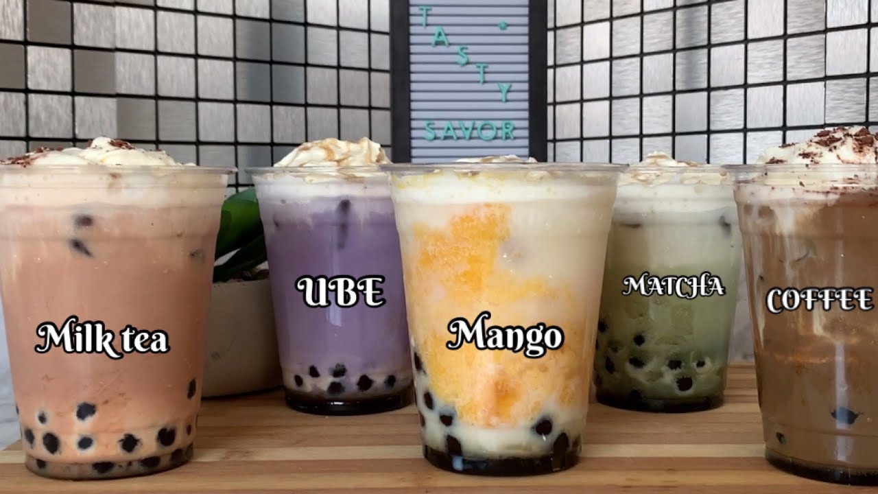 ‘BUBBLE TEA’ flavoured black tapioca pearls How to make at Home - YouTube