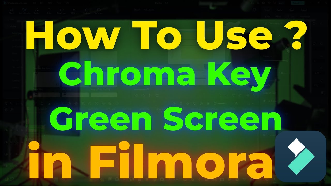 How To Use Chroma Key in Filmora | FILMORA 12 | Green Screen Tutorial ...