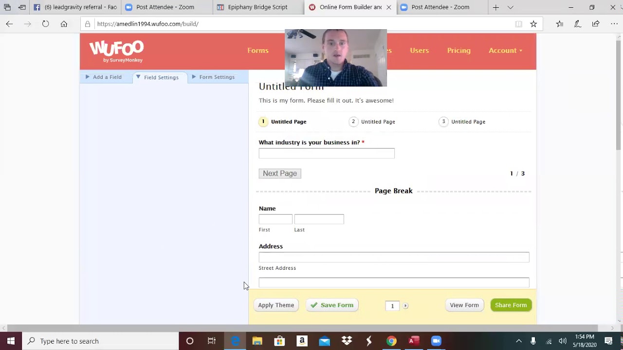 How To Create A Quiz Using Wufoo For Your Website! - YouTube