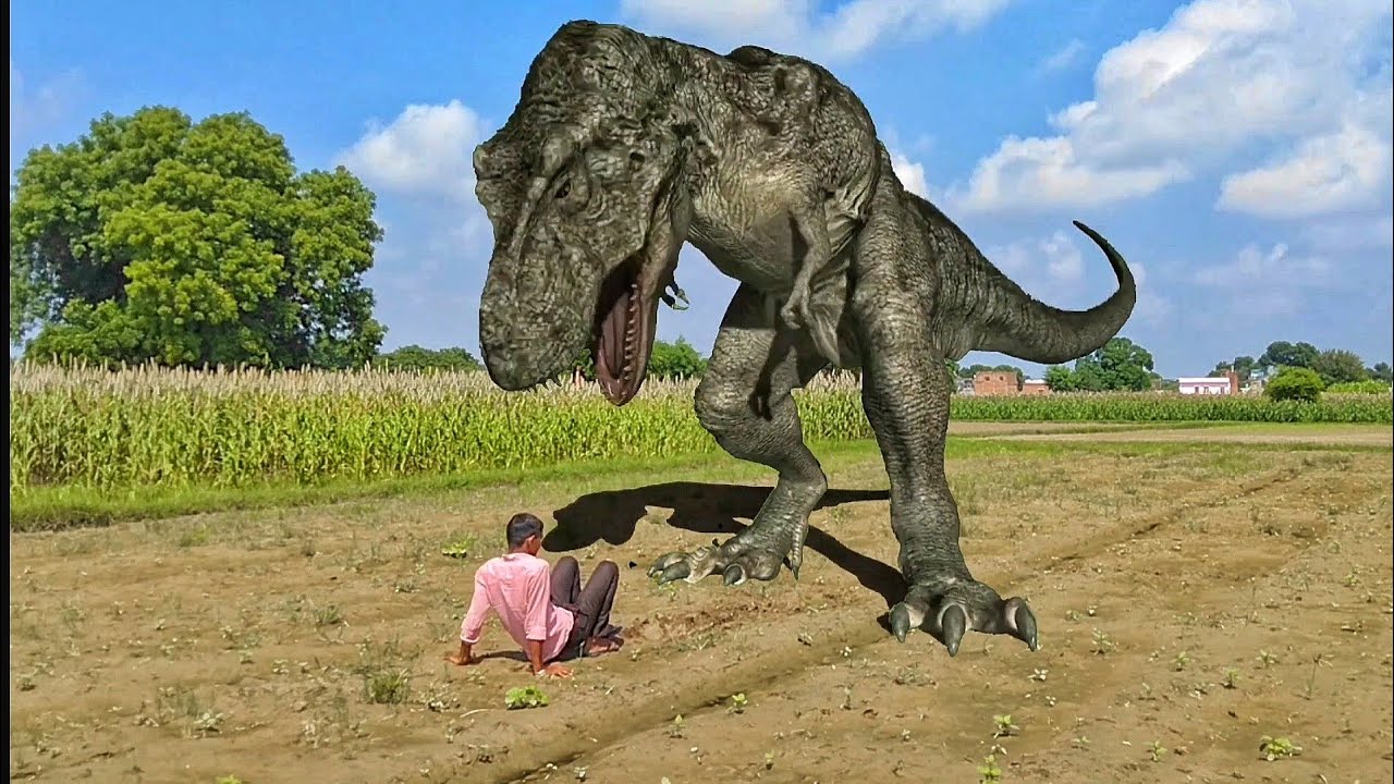 Jurassic World 2 In Real Life || Edit With Mobile - YouTube