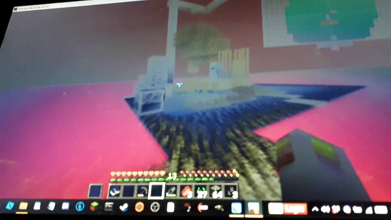 Minecraft volcano block Part 2 - YouTube